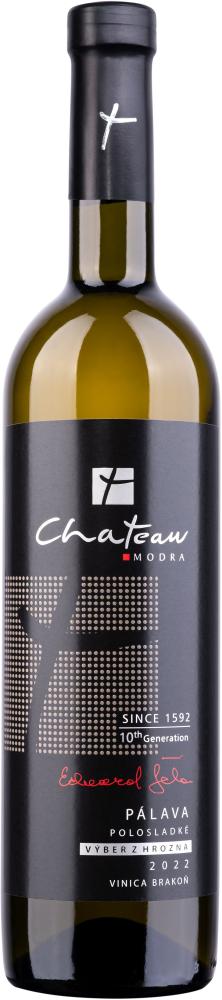 Chateau Modra Pálava 2022, výber z hrozna, polosladké, , Premium, 0,75L ...